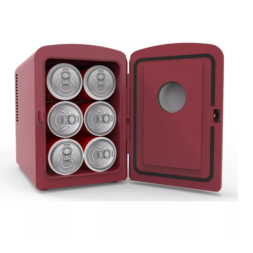 Frigidaire 9-Cans/5L Retro Mini Refrigerator Red Crocodile Finish EFMI ...