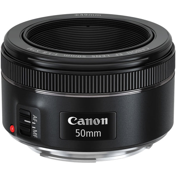 Canon - EF50mm F1.8 STM Standard Prime Lens for EOS DSLR Cameras - Bla ...